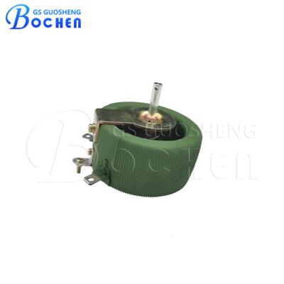 China BC1-W Variable Power Resistor Rheostat Round Disk Wirewound Adjustable Resistor 50W 100W 150W 300W 500W for sale