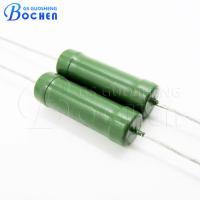 China RI80 Series Resistors High Voltage Glass Glazed Dahongpao Resistance 5W 50mm 5W-20GEGAJ 5W-2GEGAJ 5W-1GEGAJ for sale