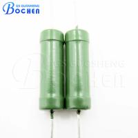 China RI80 Series Resistors High Voltage Glass Glazed Dahongpao Resistance 5W 50mm 5W-20GEGAJ 5W-2GEGAJ 5W-1GEGAJ for sale