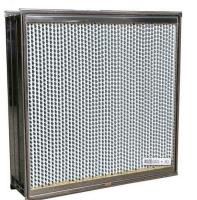 China High Efficiency Terminal HEPA Filter , Clean Room HEPA Filters SUS Frame for sale