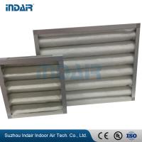 China Light Weight HVAC Air Filters , High Efficiency G3 G4 Pleated Panel Air Filters for sale