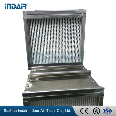 China 99.95% Efficiency Terminal HEPA Filter , Deep Pleated Air Filter For Clean Room for sale