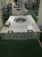 China Energy Saving Clean Room FFU Unit Low Noise H14 Aluminium Zinc Plate With EBM DC Motor for sale