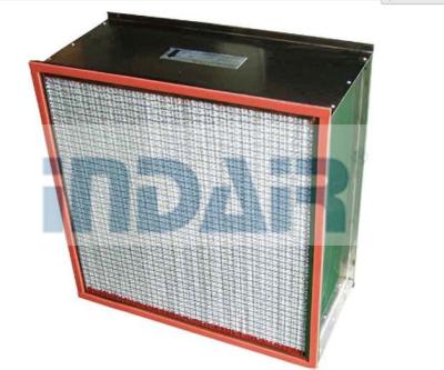 China 500Pa Final Pressure Drop Custom HEPA Filter H13 With 350℃ Heat Resistant Separator for sale