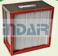 China 500Pa Final Pressure Drop Custom HEPA Filter H13 With 350℃ Heat Resistant Separator for sale