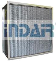 China Electronics Industry Clean Room HEPA Filters High Air Volume Unique Construction for sale