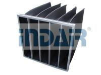 China Cardboard Frame Pleated Air Filters Low Pressure Drop High Air Flow Rate for sale