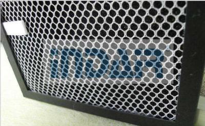 China Cardboard Frame Pleated Air Filters Low Pressure Drop High Air Flow Rate for sale