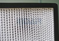 China Extruded Aluminum Frame HEPA Air Filter High Performance Super Fine Glass Fiber for sale
