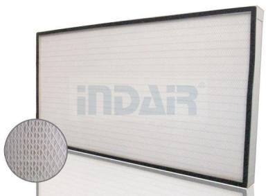 China Customize Size Terminal HEPA Filter , Extruded Aluminum Frame HEPA Filter H14 for sale