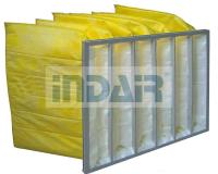 China Environmentally HVAC Pre Filter With Paper Frame G4 G5 Pocket And 4 Bags for sale