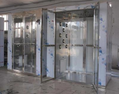 China High Performance Air Shower Unit SS304 Double Interlock Door CE Certificated for sale
