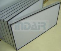 China Mini Pleated Clean Room HEPA Filters , PTFE HEPA Filter 0.3 Micron With CE UL FM for sale