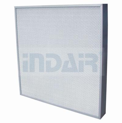 China HV Fiberglass Industrial HEPA Filter Lightweight Hot Melt Sealant With FM Approval for sale
