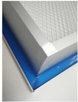 China Aluminum Frame Industrial HEPA Filter Top Side Gel Seal Leakproof For HEPA Box and Pharma for sale