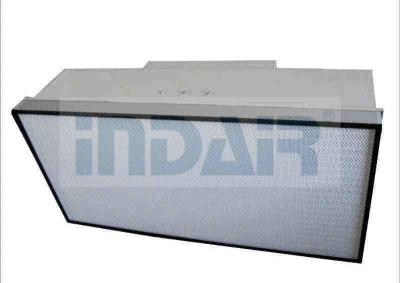 China Light Shell HEPA Terminal Box Low Resistance Microfine Glass Fiber Media for sale