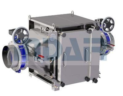 China Side Loading Bag In Bag Out HEPA Filter Housing For Toxic Waste Disposal Facilities for sale