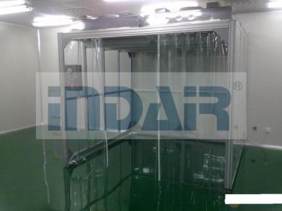 China SS304 Portable Laminar Flow Hood Stainless Steel Material Compact Outlook for sale