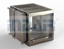 China H13 Bag In Bag Out HEPA Filter Housing , BIBO Safe Change HEPA Filter Housing for sale