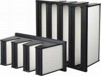 China H14 SUS Frame V Cell Terminal HEPA Filter For HVAC System for sale