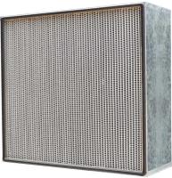 China Deep Pleated High Efficiency HEPA Filter Leak Proof with Hot Melt Beads Separator for sale