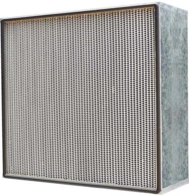China Deep Pleated High Efficiency HEPA Filter Leak Proof with Hot Melt Beads Separator for sale
