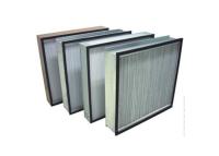 China Deep Pleated High Efficiency HEPA Filter Leak Proof with Hot Melt Beads Separator for sale