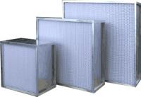 China Aluminium Frame Deep Pleated HEPA Filter H13 For Hospital HVAC system for sale