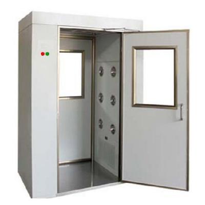 China Stainless Steel GMP Self Contained Cleanroom Air Shower With 12 Nozzles for sale