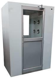 China SUS GMP Cleanroom Air Shower With Interlock Single Door for sale