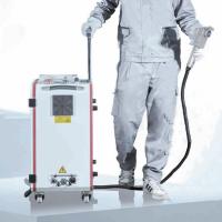 China Movable Industrial Laser Cleaning Machine Rust Remover Pulse System For Wood Restoration for sale