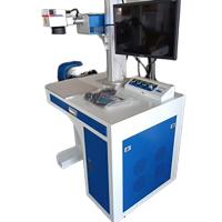 China Desktop UV Laser Engraving Machine with 355nm Wavelength 3W or 5W Power and 150*150mm Marking Area for sale