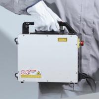 China Wood Metal Painting Rust Oil Graffiti Removal Portable Fiber Pulse Laser Cleaning Machine for sale