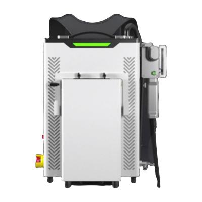 China Backpack Pulse Laser Cleaning Machine Removal Metal Rust Paint Graffiti Laser Cleaning Machine for sale