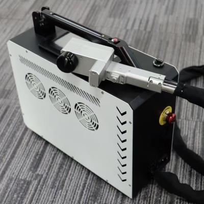 China RAYCUS MAX JPT IPG Portable 50w 100w Laser Cleaning Machine Remove Rust Paint Laser Cleaner for sale