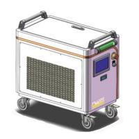China JPT MAX Brand Pulsed Fiber Laser Cleaning Machine Industrial Rust Remover Tool for Metal Wood 300W Trolley Case Power for sale