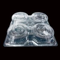 China SH-0058 OEM Disposable Food Grade Transparent PET Packaging for Takeaway Egg Tart Cake for sale