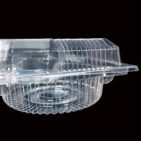 China SH-0058 OEM Disposable Food Grade Transparent PET Packaging for Takeaway Egg Tart Cake for sale