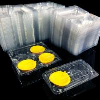 China SH-0058 OEM Disposable Food Grade Transparent PET Packaging for Takeaway Egg Tart Cake for sale
