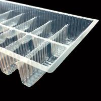 China Recyclable Materials Feature Customized Clear PET Blister Tray for Confectionary for sale