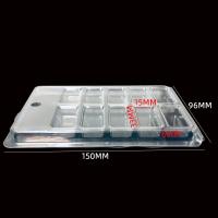China ISO14001 Certified Hinged Clamshell Packaging for Artificial Nails and Makeup Tools for sale