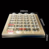 China Plastic Box Blister Tray with Lid For Macaron Cookies Pastries and ISO9001 Certified for sale
