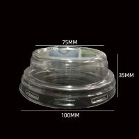 China Experience 36 Years Manufacturing Customizable PET Cup Lid for Boba Tea Coffee Yogurt for sale