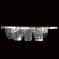 China Transparent PET Blister Tray for Recyclable Plastic Packaging Gear Hardware Components for sale