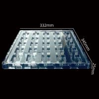 China Clear PET Turnover Plastic Holder Blister Tray for Semiconductor Components Customized for sale