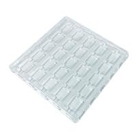 China Clear PET Turnover Plastic Holder Blister Tray for Semiconductor Components Customized for sale