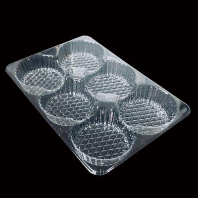 China Food Grade Clear PET Blister Insert Tray for Mochi Pastries Cakes Muffins Bakery for sale