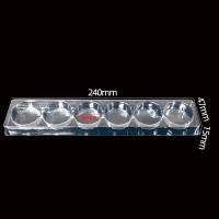 China SH-0235 Customized Disposable Turnover Plastic Tray for Toothpaste Soft Tube Packaging for sale