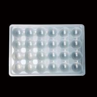 China OEM ODM Natural White PP Blister Tray for Octopus Balls Meatballs Thickness 0.2-2.0mm for sale