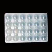 China OEM ODM Natural White PP Blister Tray for Octopus Balls Meatballs Thickness 0.2-2.0mm for sale